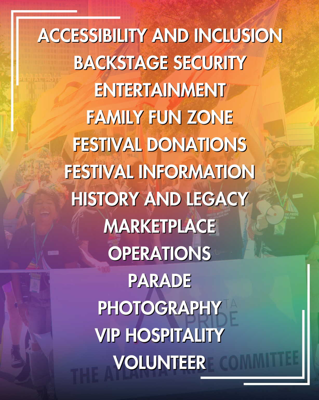 Festival Committee Applications Now Open - Atlanta Pride